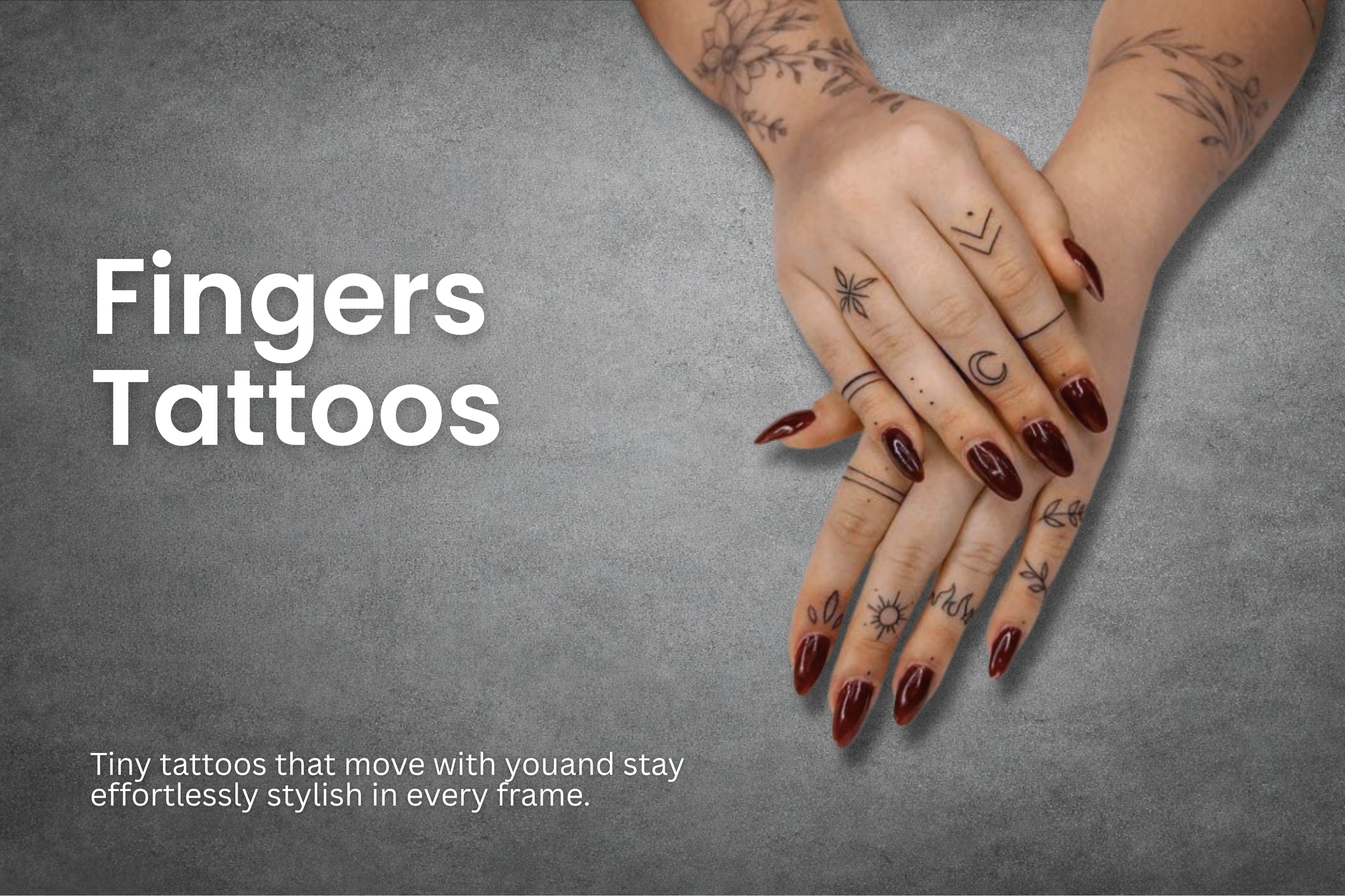 Finger Semi-Permanent Tattoos – Tiny Ink, Major Vibes | Inkhub – INKHUB