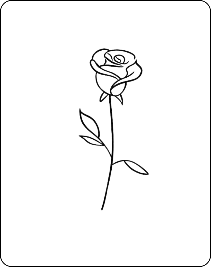 Simple Rose Tattoo Simple Rose Tattoo Outline Images Free Download