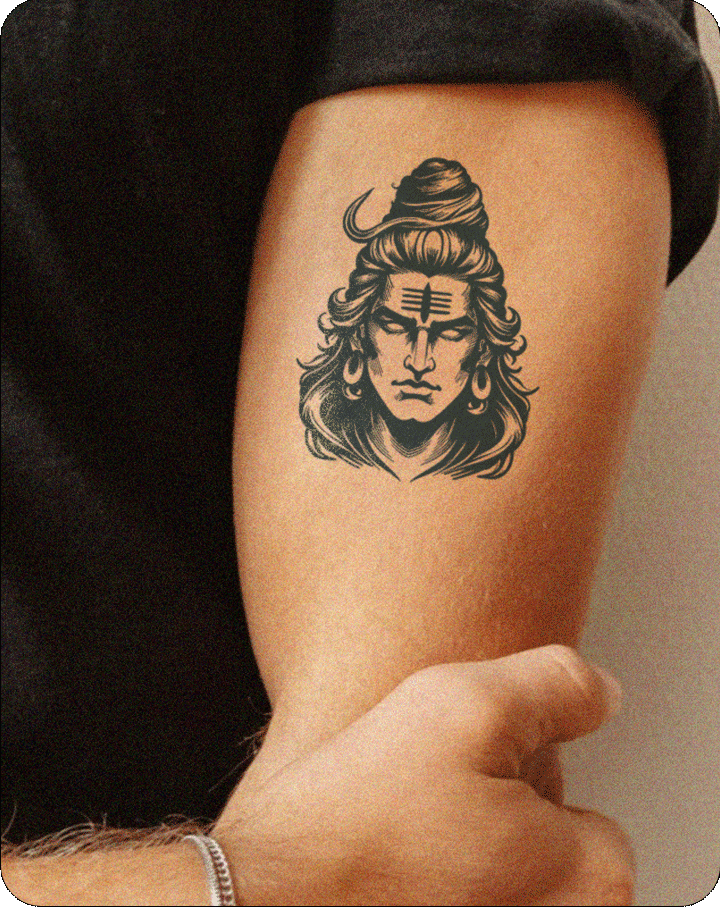 Mahadev Tattoos | Spiritual tattoos by Inkhub tattoos | Buy now – INKHUB